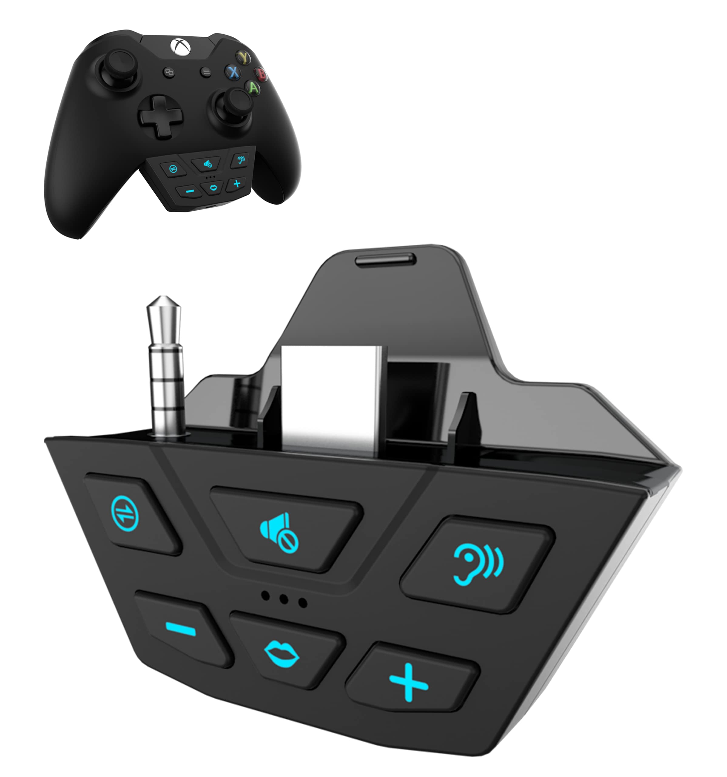MOIPO for Xbox Headphone Adapter 2022, Headset Adapter for Xbox Series X|S/XS1 Controller, Change Your Chat Voice at Will, Compatible Xbox Controller Adapter, Superhuman Hearing, Support FPS Mode