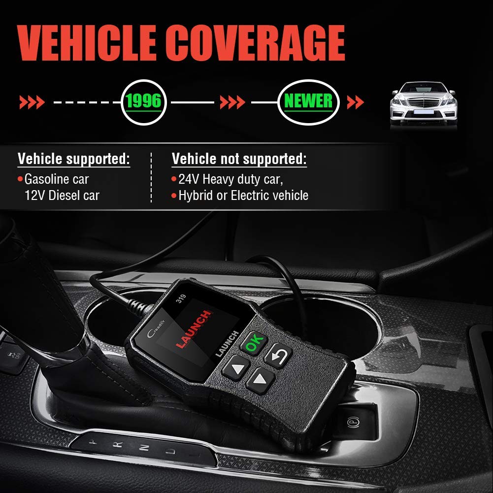 LAUNCH Car OBD2 Scanner Bundle | LAUNCH CRP129X & LAUNCH CR319 for Mechanics and DIYers