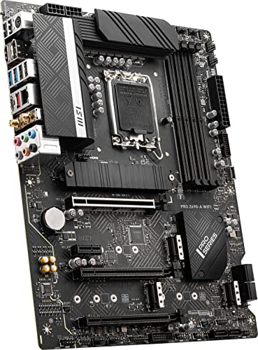 MSI PRO Z690-A WiFi ProSeries Motherboard (12th/13th/14th Gen Intel Core, LGA 1700 Socket, DDR5, PCIe 5, 2.5G LAN, M.2 Slots, Wi-Fi 6E, Bluetooth 5.3, ATX)