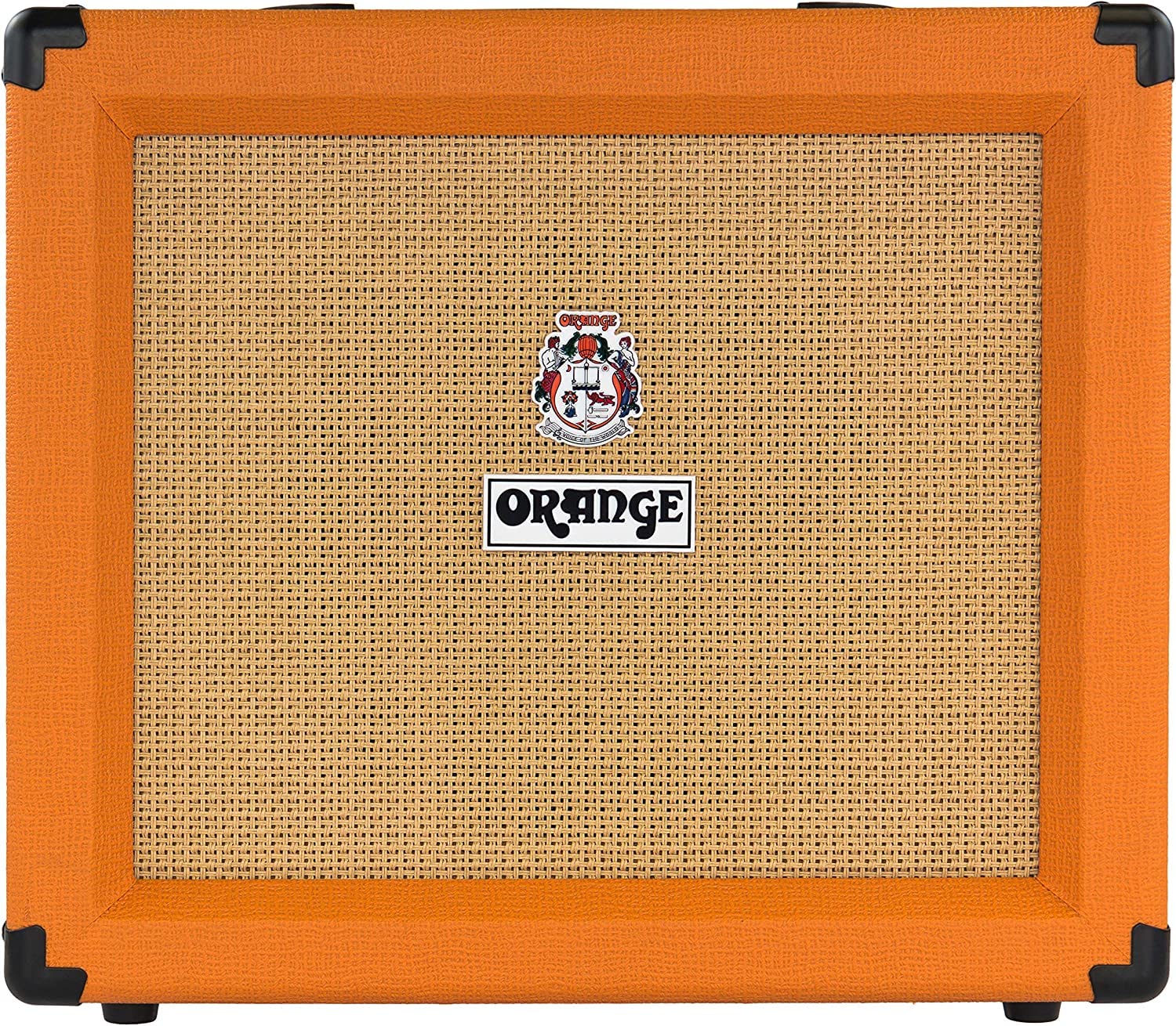Orange Crush 35RT Guitar Combo Amplifier Bundle with Pig Hog 10ft Orange Woven Instrument Cable and Liquid Audio Polishing Cloth