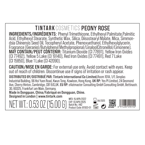 Tintark Solid Perfume Stick, Fragrance Perfumes Bar for Women, Natural & Safe Ingredients, Long Lasting Fresh, Peony Perfume