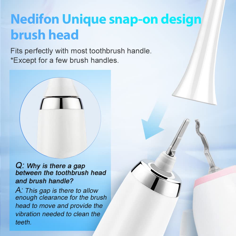 Replacment Toothbrush Heads Compatible with Philips Sonicare ProtectiveClean,DailyClean,HealthyWhite Electric Toothbrush, Replacment Brush Heads Refills, 8 Pack (White-8 Pack)