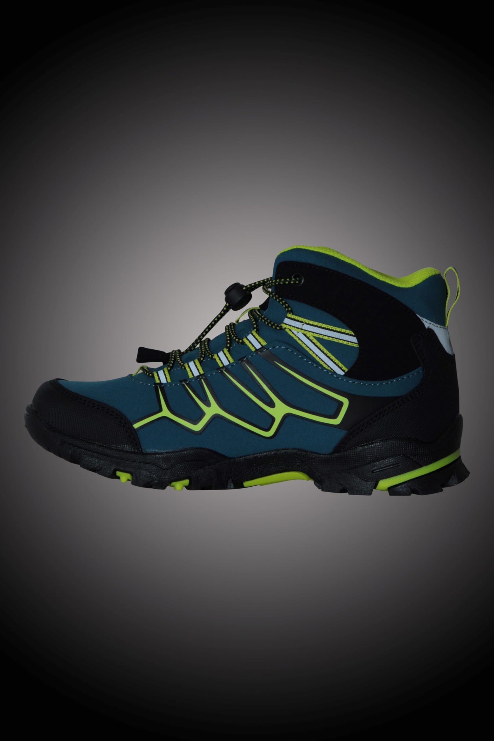 Mountain Warehouse Softshell Kids Hiking Boots Dark Teal Kids Shoe Size 3 US