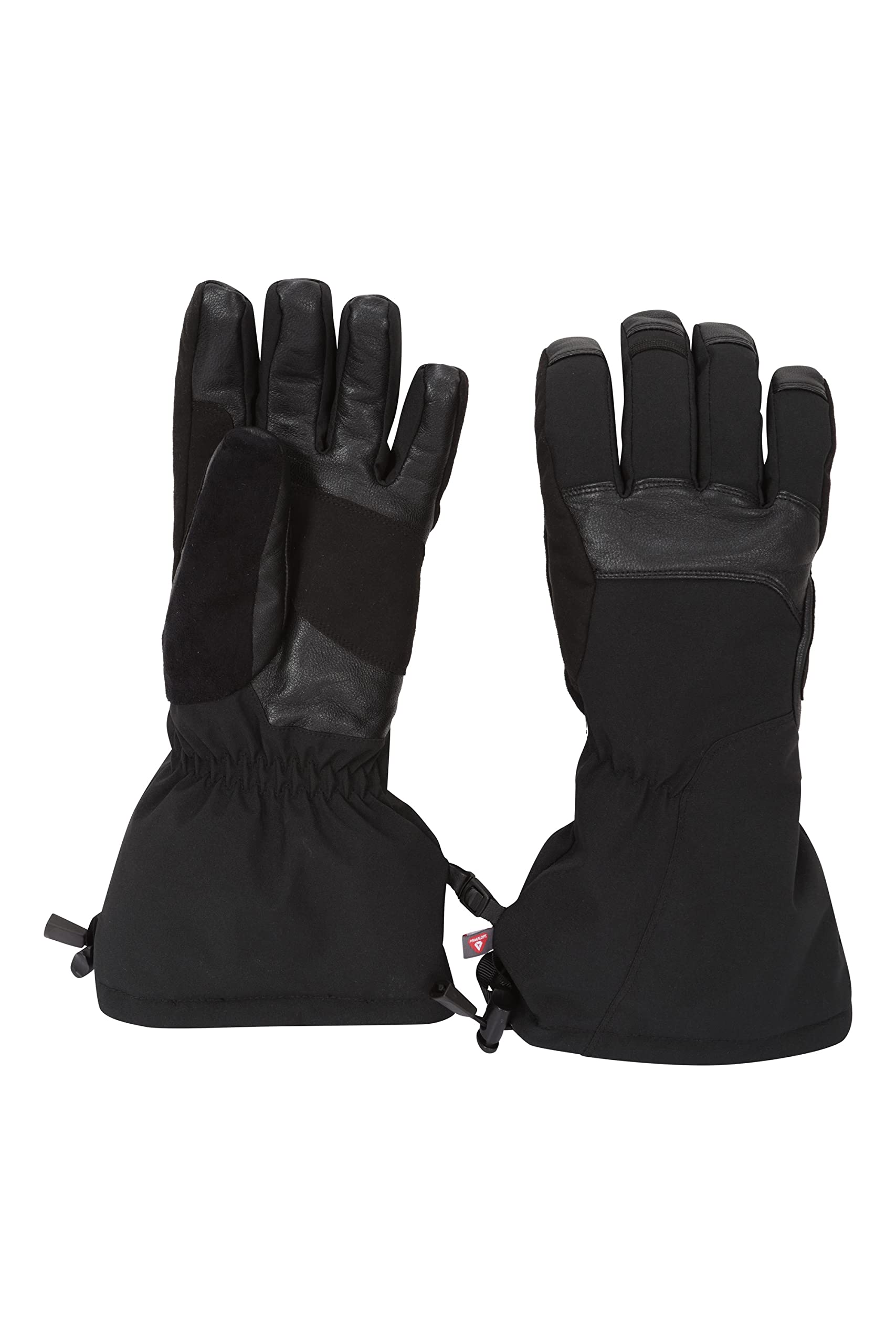 Mountain Warehouse Ultra Everest Unisex Ski Gloves - Waterproof, Breathable, Mens & Womens Black Medium