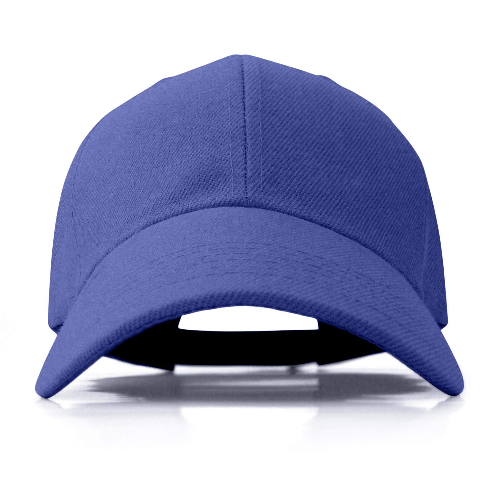 Kangora Plain Baseball Cap Adjustable Men Women Unisex | Classic 6-Panel Hat | Outdoor Sports Wear (20+Colors) (Blue)