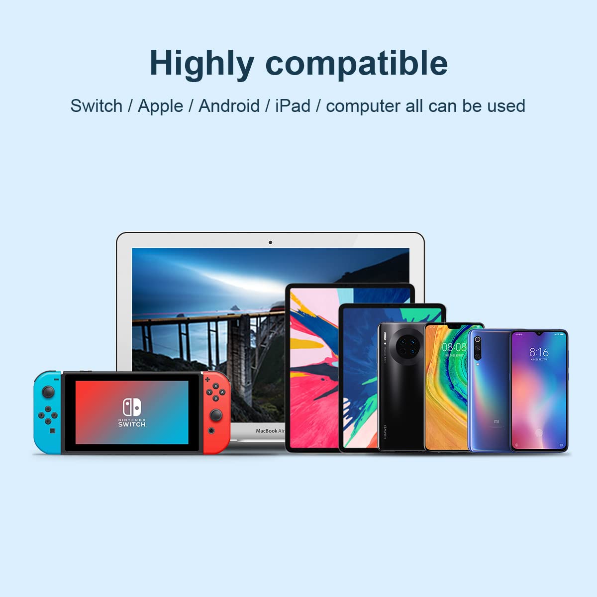 Switch Dock for Nintendo Switch OLED, Hagibis Portable Leather Shell TV Dock Charging Docking Station with RJ45, HDMI and USB 3.0 Port Replacement Base Doc USB C to HDMI TV Adapter for MacBook Pro Air