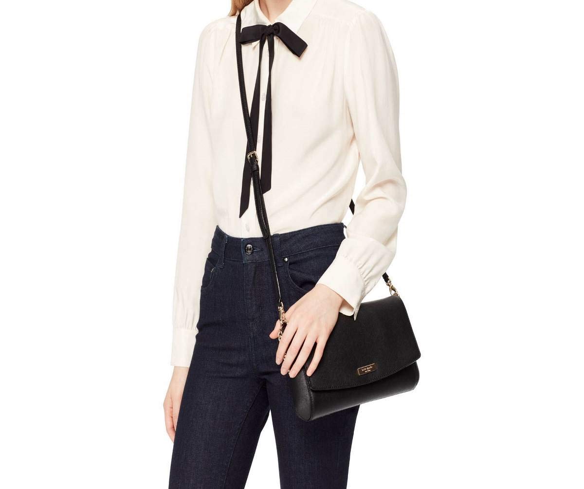 Kate Spade New York Greer Laurel Way Crossbody Purse (Black)