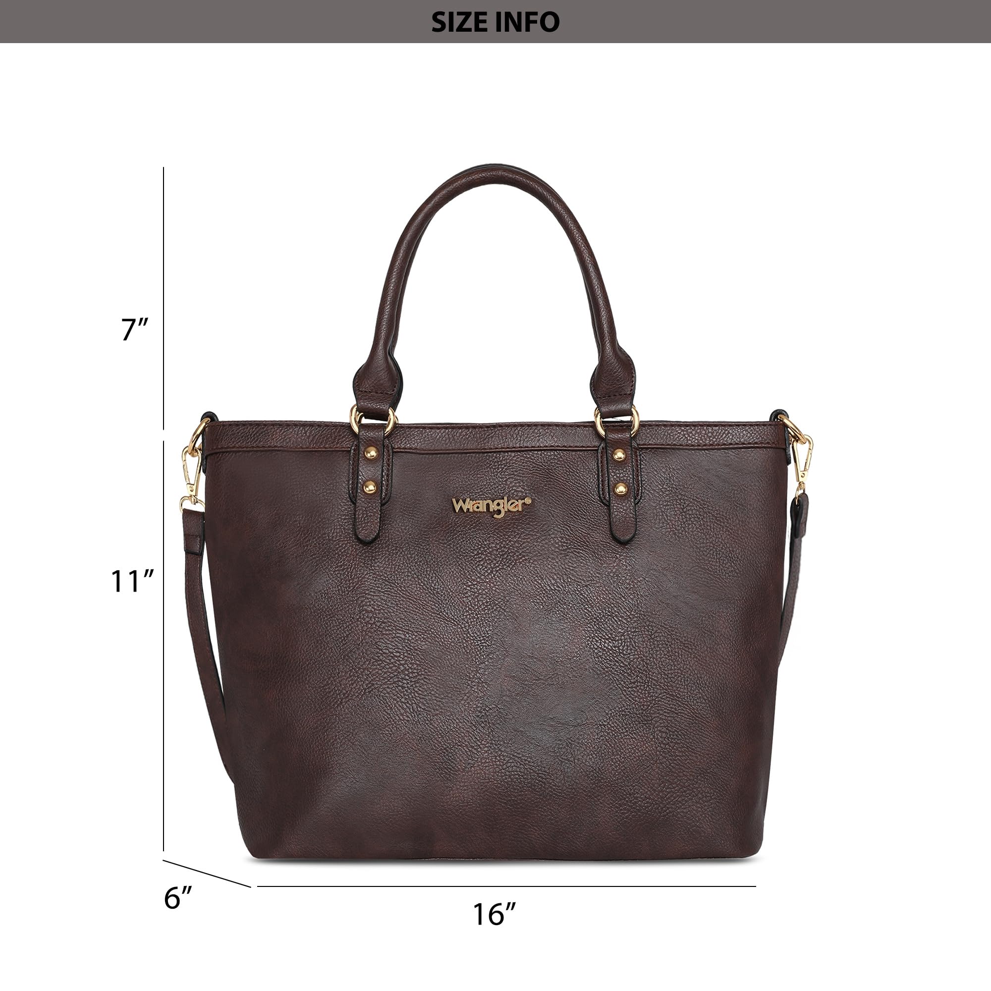 Montana West Tote Bag for Women Zipper Large Tote Purse Adjustable Strap Work Top Satchel Handbag Shoulder Hobo
