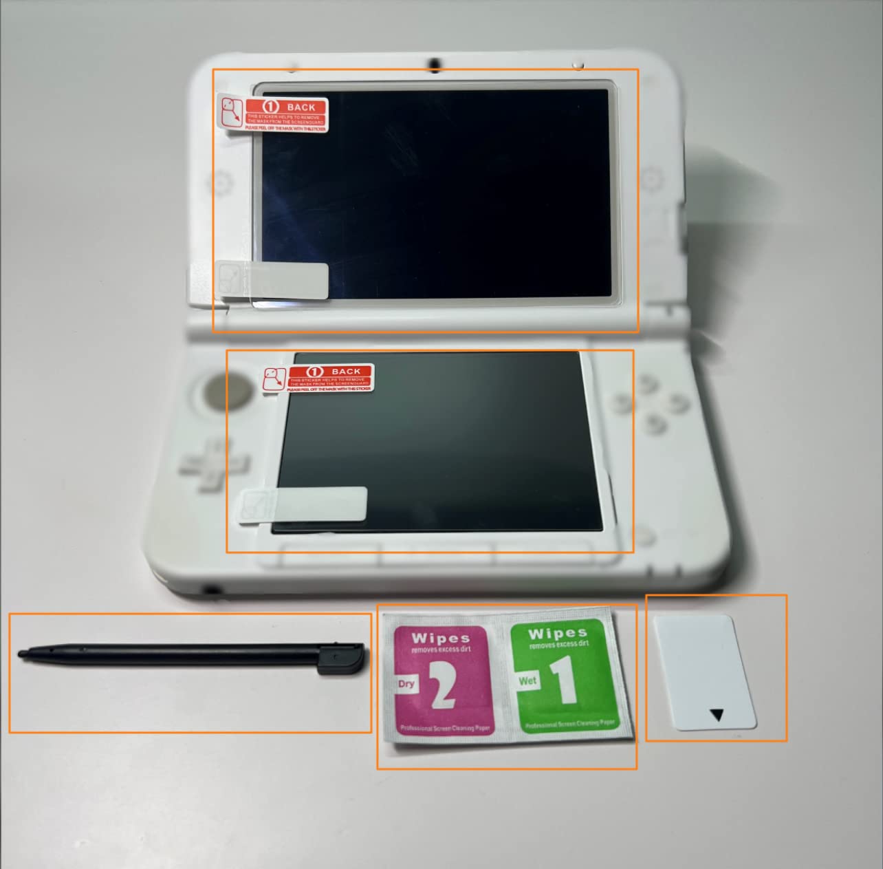 Screen Protector for 3ds/3dsxl/new3dsxl HD Film Touch Screen Pen (3ds)