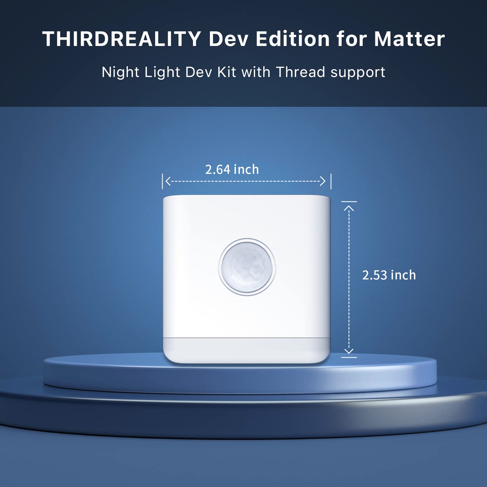 THIRDREALITY Dev Edition for Matter, Night Light Dev Kit with Thread Support. Build in Motion and Light Sensor, Color LED, Compatible with Apple Homepod Mini and Google Nest Hub Gen2.