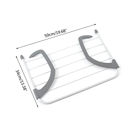 WODMB Multifunctional Collapsible Windproof Foldable Clothes Hanger Drying Rack Underwear Socks Towels Cloth Pants