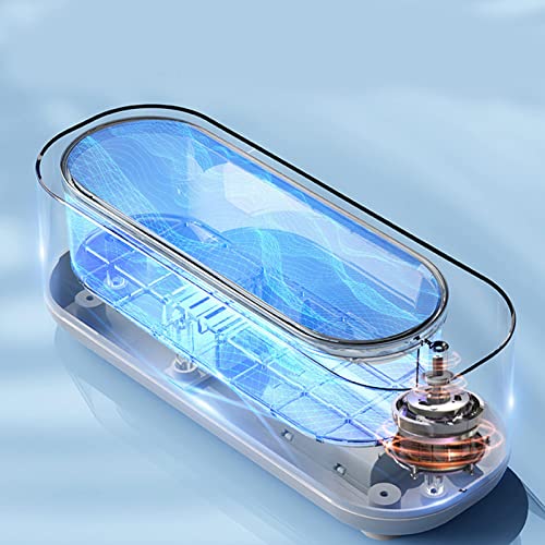 Ultrasound er, Suction Cups Easy to Carry Easy Operation 360 Degree Rinse Ultrasound Glasses er for Rings
