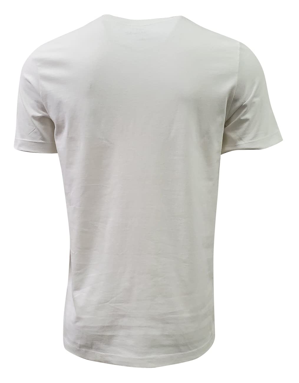 Nike Mens Italic Graphic Logo Crewneck T-Shirt (X-Large, White/Blue)