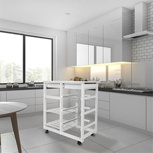 XXXDXDP 4 Tier Storage Trolley Cart Kitchen Organizer Bathroom Movable Storage Shelf Wheels Household Stand Holder Furniture