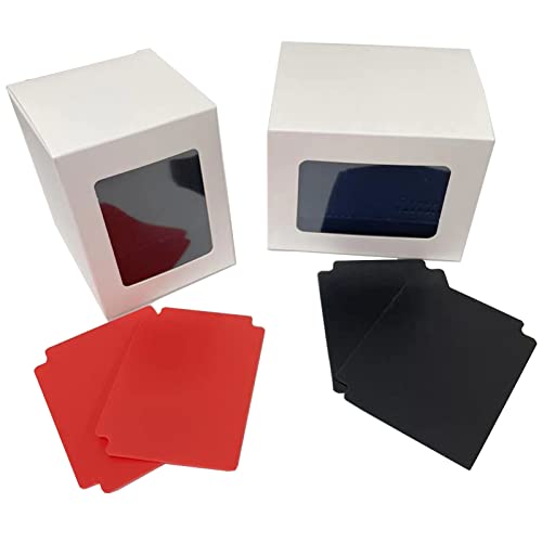 SXTT MTG Deck Box,Large Size trading card case for 120+ Sleeved Cards,magic the gathering deck box PVC Free Card Holder for TCG/Yugioh (Black)