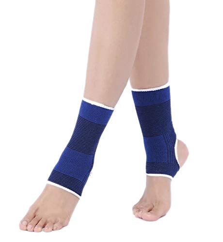 LUXXII (2 Count Elastic Ankle Brace Support Compression Wrap Movement Protection Ankle Sport Fitness Guard Band