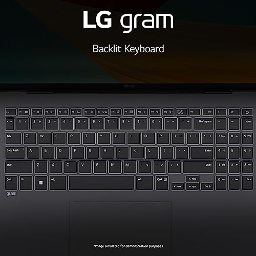LG gram 17” Lightweight Laptop, Intel 13th Gen Core i7 Evo Platform, Windows 11 Home, 16GB RAM, 1TB SSD, Black