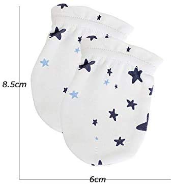 Kiddiezoom Baby Girls' 10-Piece Cap and Mitten Bundle Baby Hats and Mittens Baby Gloves Sets