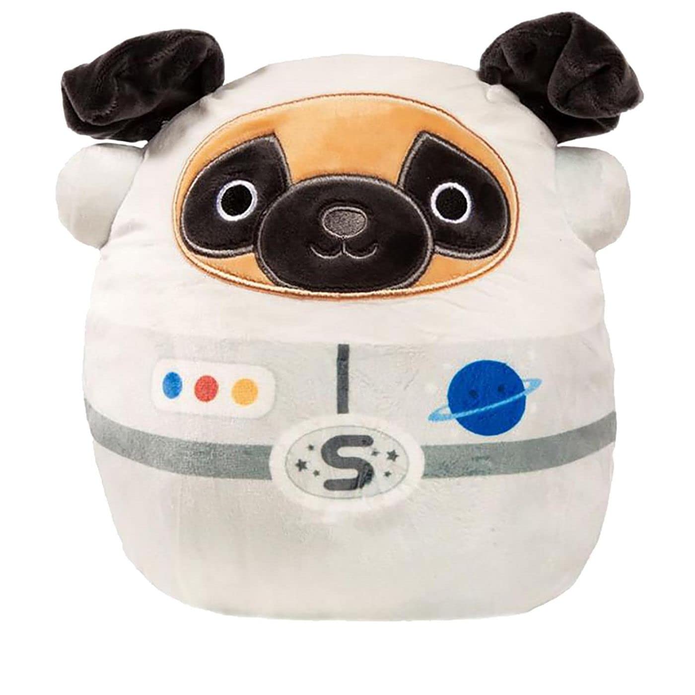 Squishmallows Offiicial Kellytoy Space Squad Squishy Soft Plush Toy Animals (Prince Astronaut Dog, 8 Inch)
