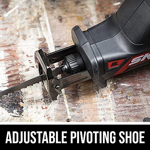 SKIL PWR CORE 12 Brushless 12V Compact Reciprocating Saw Kit, Includes 2.0Ah Lithium Battery and PWR JUMP Charger - RS582802