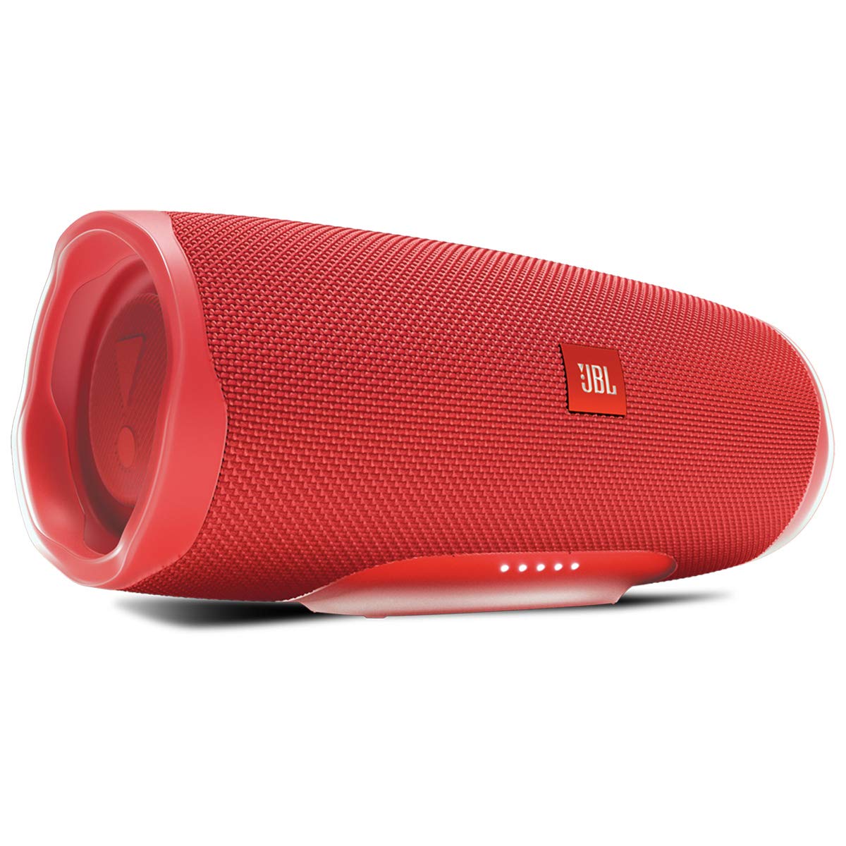 JBL Charge 4 Waterproof Portable Wireless Bluetooth Speaker Bundle - Pair (Black/Red)