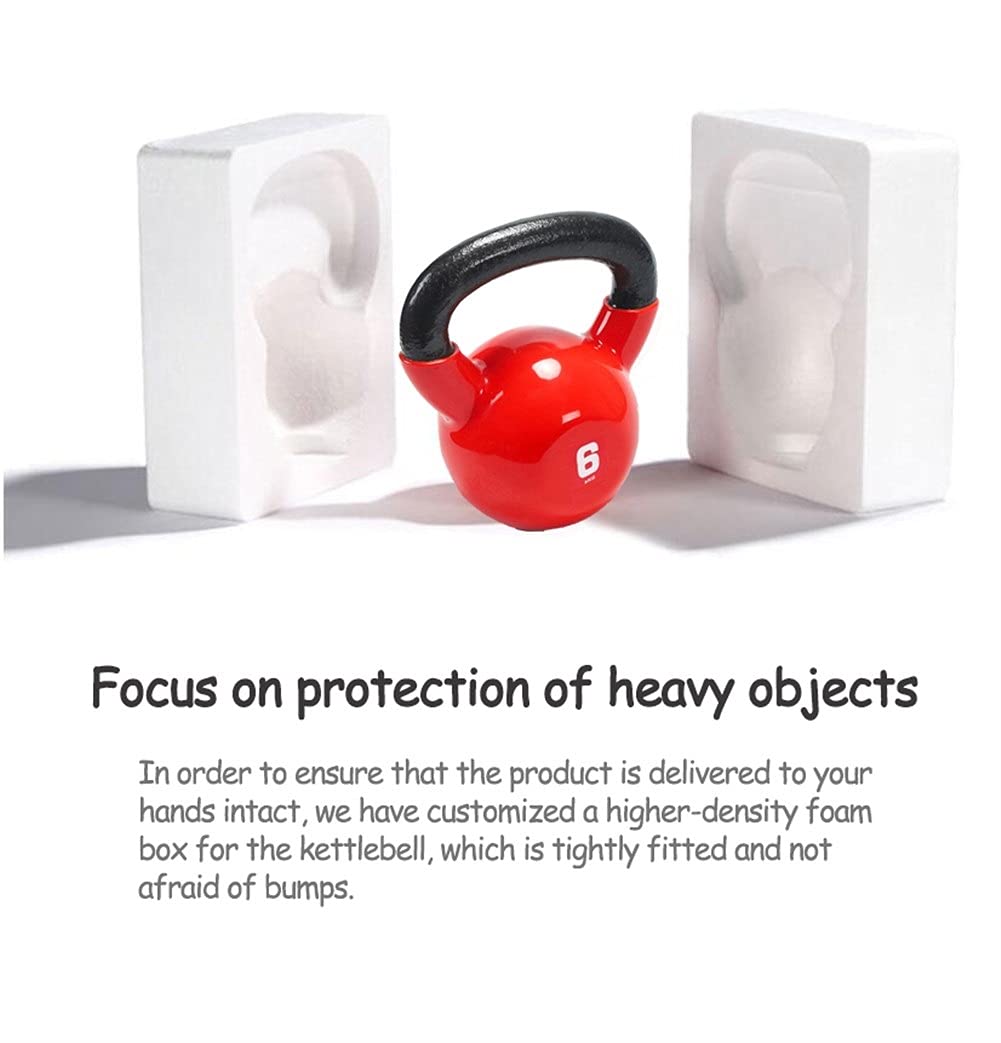 LUYIYI Kettlebells with Handles, Bodybuilding for Strength Training, Kettlebells for Squats, Snatches, Deadlifts and Thrusters