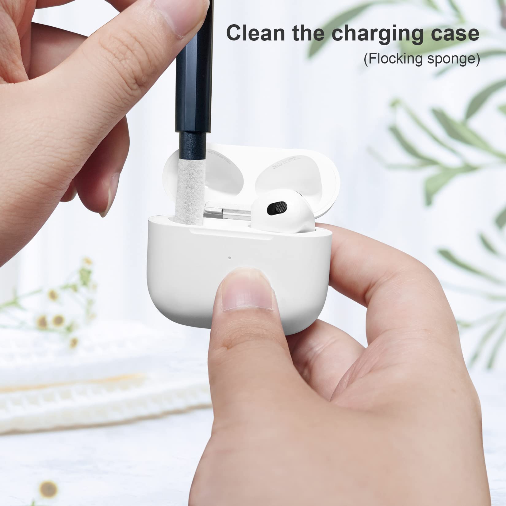 Supfine Airpods Pro Cleaning Pen,Multi-Function Cleaner Kit Soft Brush for Phone Charging Port,Earbuds,Earpods,Earphone,Headphone, iPod,Case,iPhone,ipad,Laptop(Black)…