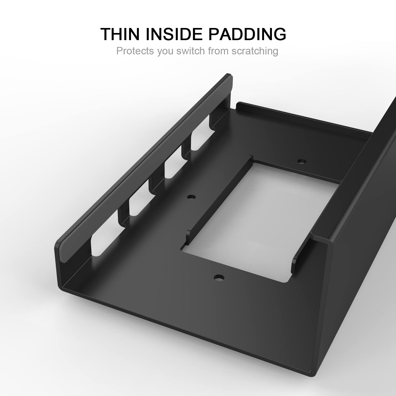 Monzlteck Wall Mount for Switch/Switch OLED,Near The TV Or Under The Desk,Space Saving