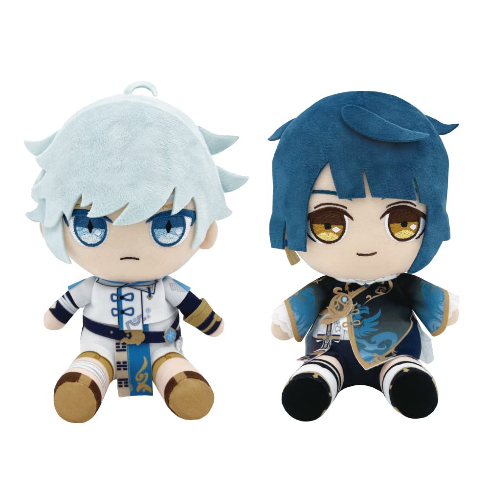 SEGA Gigo Genshin Impact Osuwari Nuigurumi Volume 3 Xingqiu & Chongyun Plush
