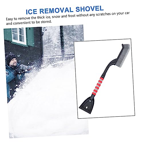 Yardwe 2 pcs Snow Shovel Accessories for Men Snow Brush for Trucks Windshield ice car ice Scraper and Brush car Tools car Snow Remover Outdoor Broom Ice Removal Shovel Forklift Winter abs