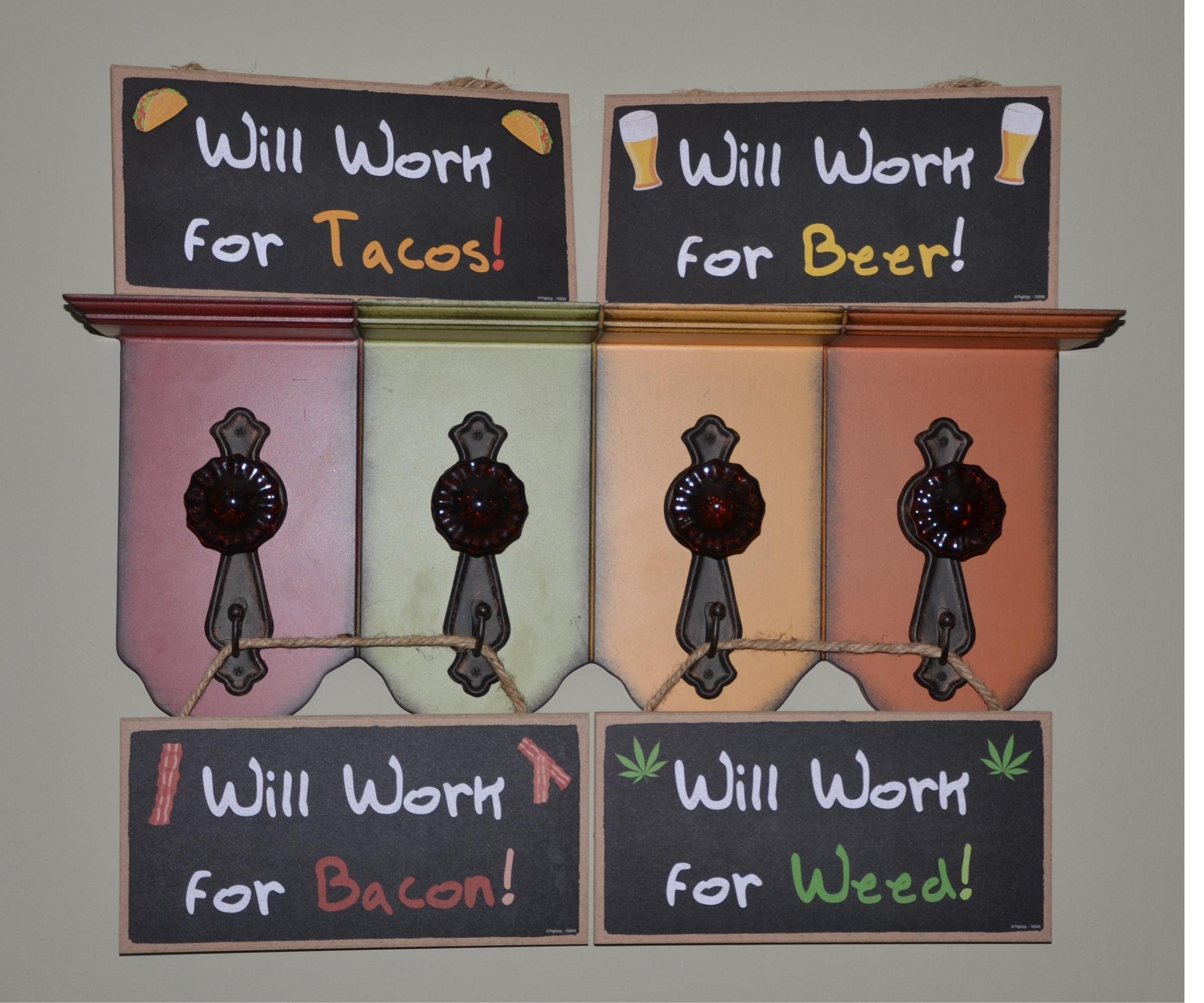 Popfizzy Tacos Sign, Taco Tuesday Sign, Funny Taco Gifts for Taco Lovers, Taco Decorations, Taco Themed Gifts