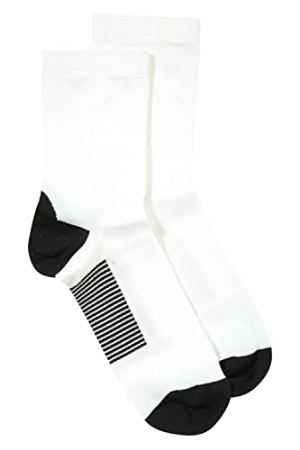 Mountain Warehouse Lightweight Stretch Mens Sports Socks -Merino Wool White 8-12