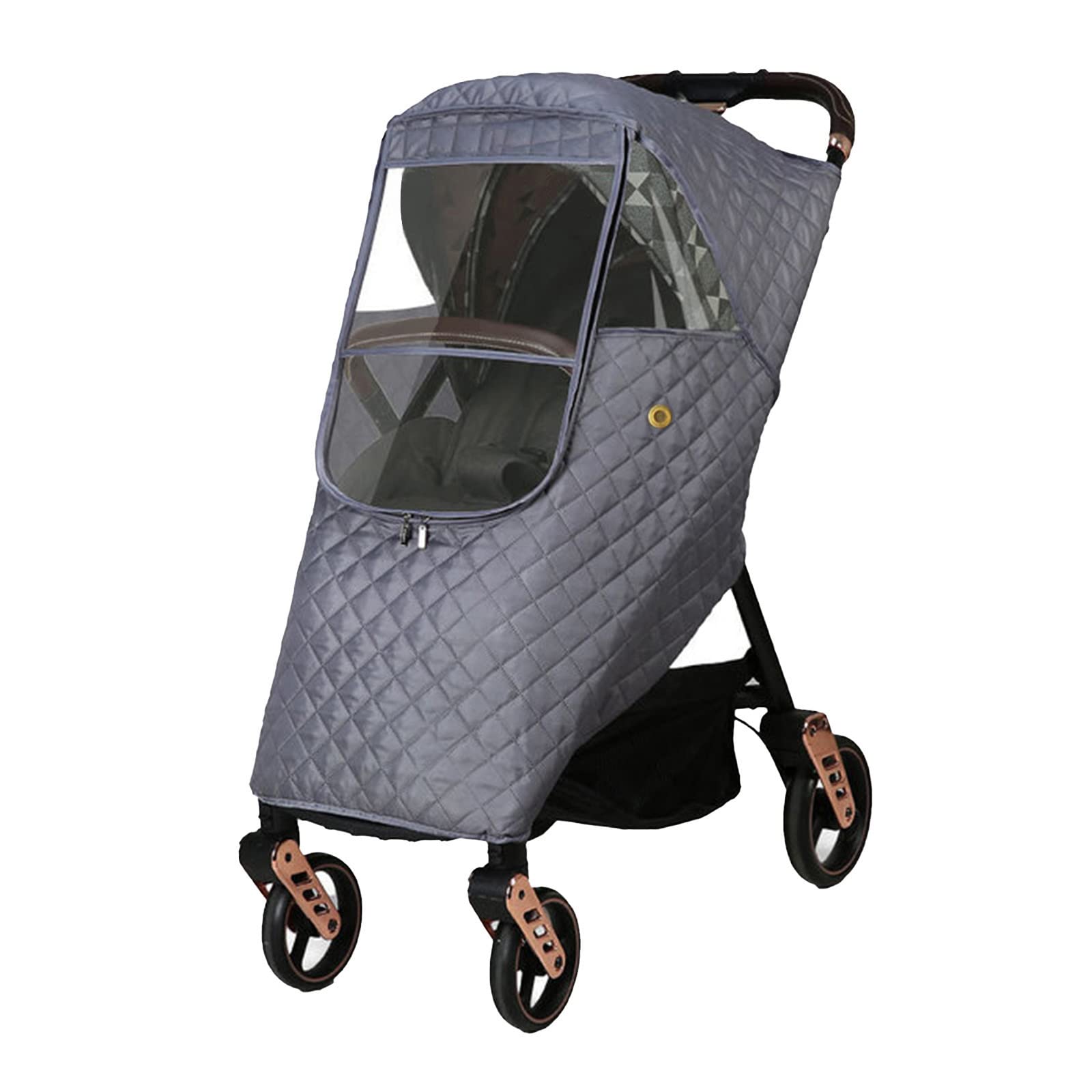Stroller Rain Cover Universal Warm Quilted Weather Cover Protect from Rain Sun Snow Wind Dust for Baby Stroller Pushchair