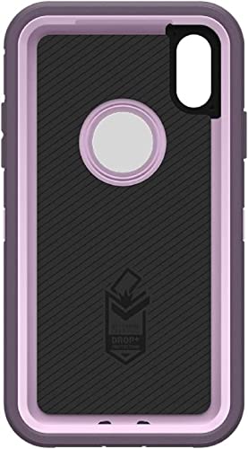 OtterBox Defender Series Screenless Edition Case for iPhone XR (Only) - Case Only - Non-Retail Packaging - Purple Nebula (Winsome Orchid/Night Purple)