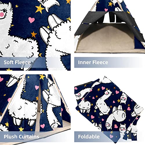 Y-DSIWX Guinea Pig Hideout Cozy Hamster House Cave for Bunny Chinchilla Hedgehog Small Animal Cute Animal Alpaca Love