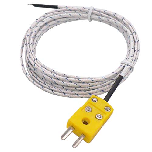 Twidec/3pcs 3M K-Type Sensor Probe for Thermocouple Thermometer&Meter ,Temperature Range: -50~400 °C(-58~752℉) TP-W-01