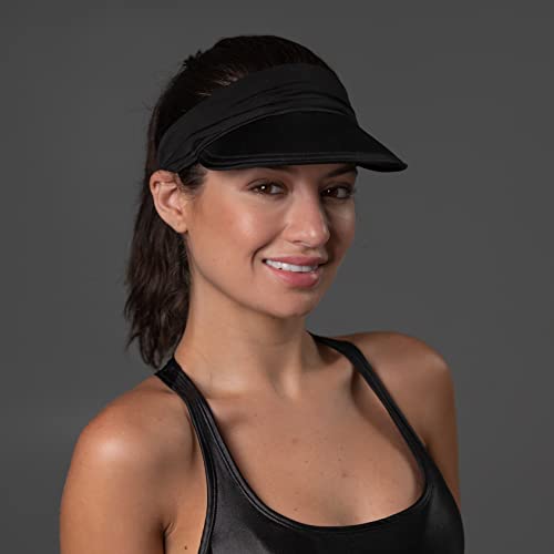 No Headache Fresca Cooling Visor, Instant Cooling Lightweight Performance Running Sun Visor Stretchy Headband SoftFlex Brim