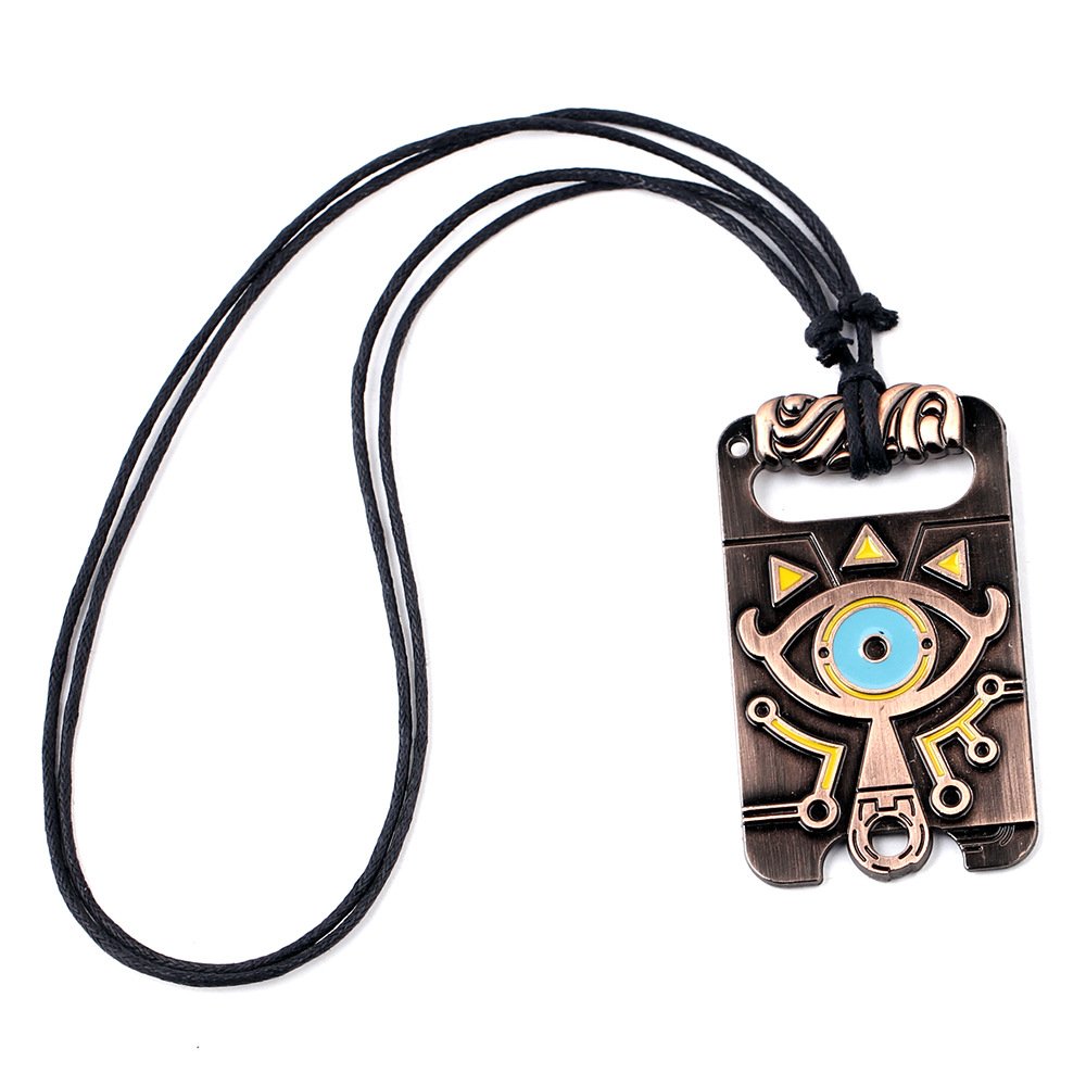 MOOI Sheikah Eye Necklace - Breath of the Wild Necklaces -Zelda Gift - Cosplay Prop