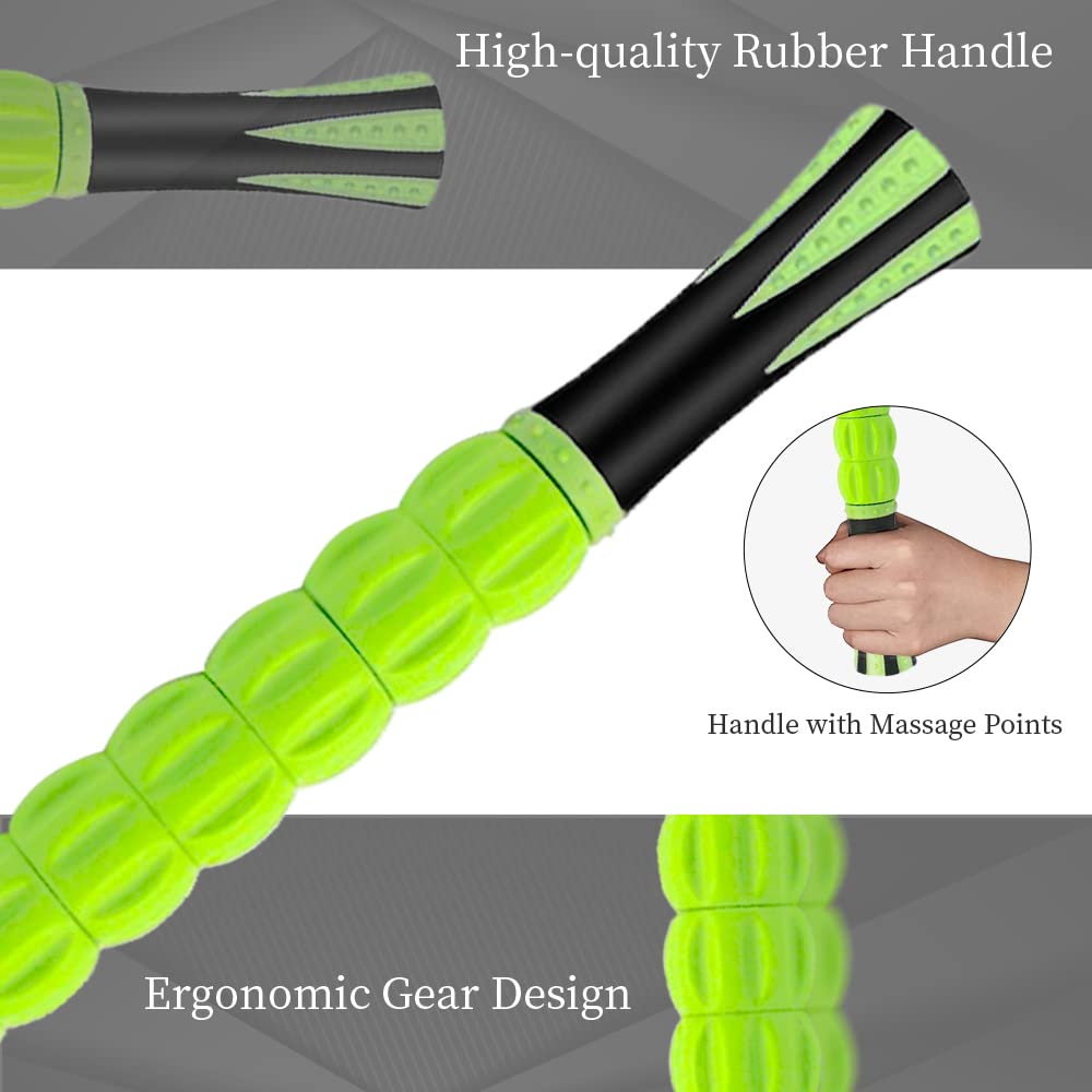 Muscle Roller, Muscle Roller Stick Lipo Roller Lymphatic Massager Muscle Roller for Legs Massager Roller for Muscles Deep Tissue, Lymphatic Drainage, Lipo Massager After Surgery Roller