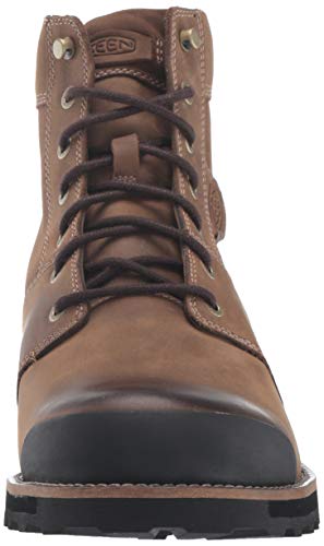 KEEN The Rocker 2 Mid Height Leather Waterproof Fashion Boot, Tawny, 8.5 M US