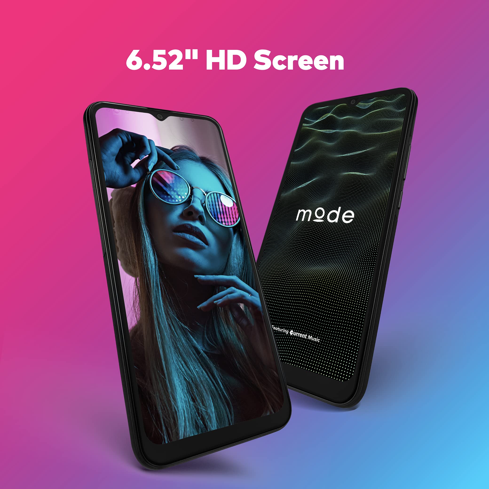 Mode Phone Unlocked Android Cell Phone - The Mobile Phone That Pays You - 64GB Dual SIM Smartphone 2022-6.52" HD, 13MP Triple Camera, 4000 mAh Battery - AT&T, T-Mobile, Straight Talk, Mint & More