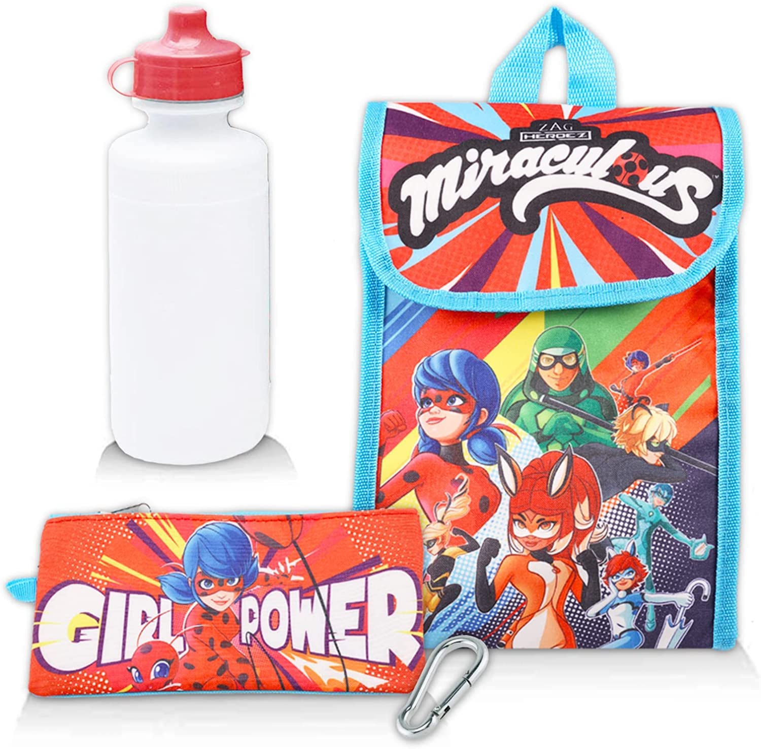 Miraculous Ladybug School Supplies Set for Girls - Miraculous Ladybug Lunch Bag with Backpack, Stickers and More