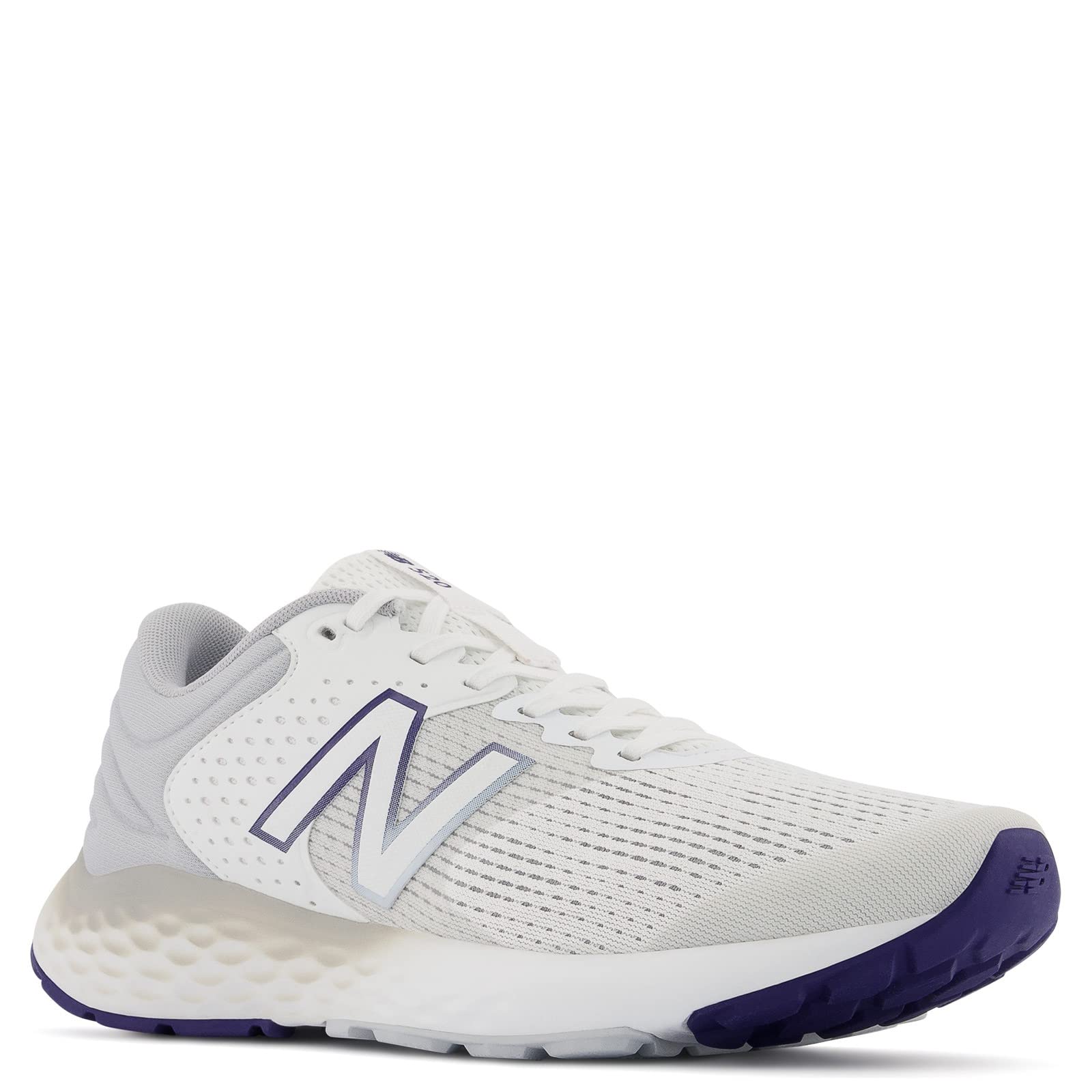 New Balance Men's 520 V7 Running Shoe, White/Gray, 9.5