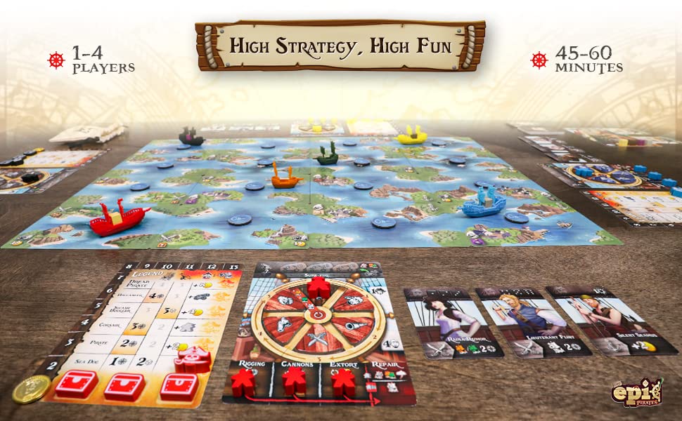 Tiny Epic Pirates Deluxe Kickstarter Edition