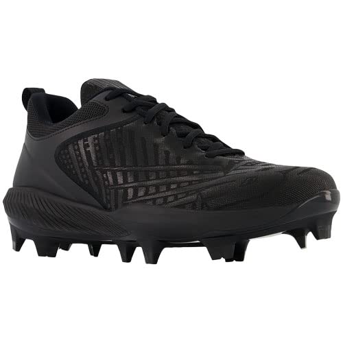 New Balance Men's FuelCell 4040 V6 Molded Baseball Shoe, Black/Black, 11