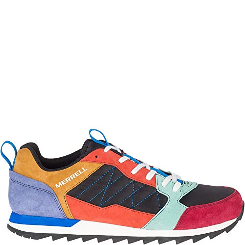 Merrell® Alpine Sport Sneakers for Men – Leather and Nylon Construction – Lightweight EVA Midsole Sport Multi 12 M