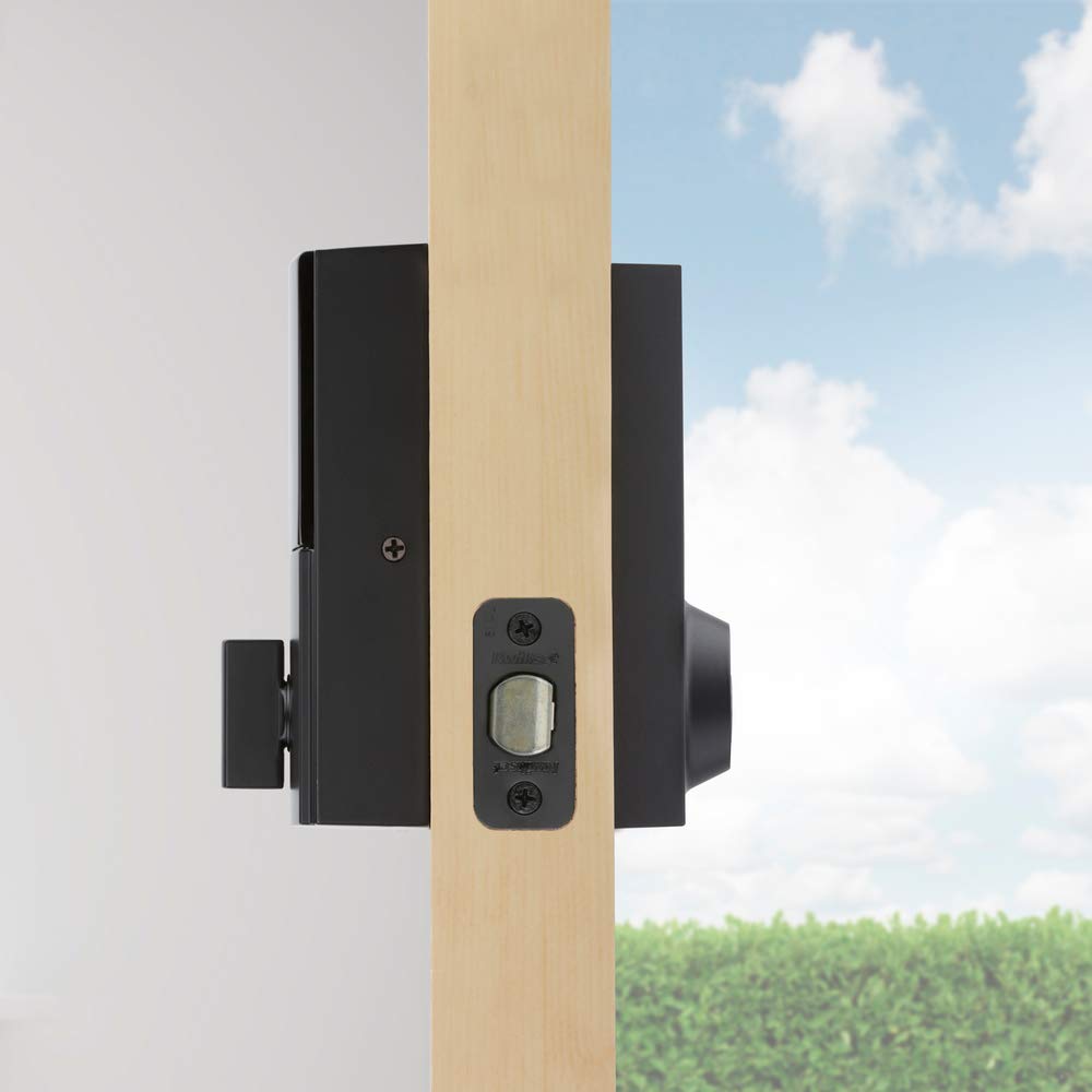 Kwikset 99190-004 Contemporary Premis Smart Lock Works with Apple HomeKit, Iron Black