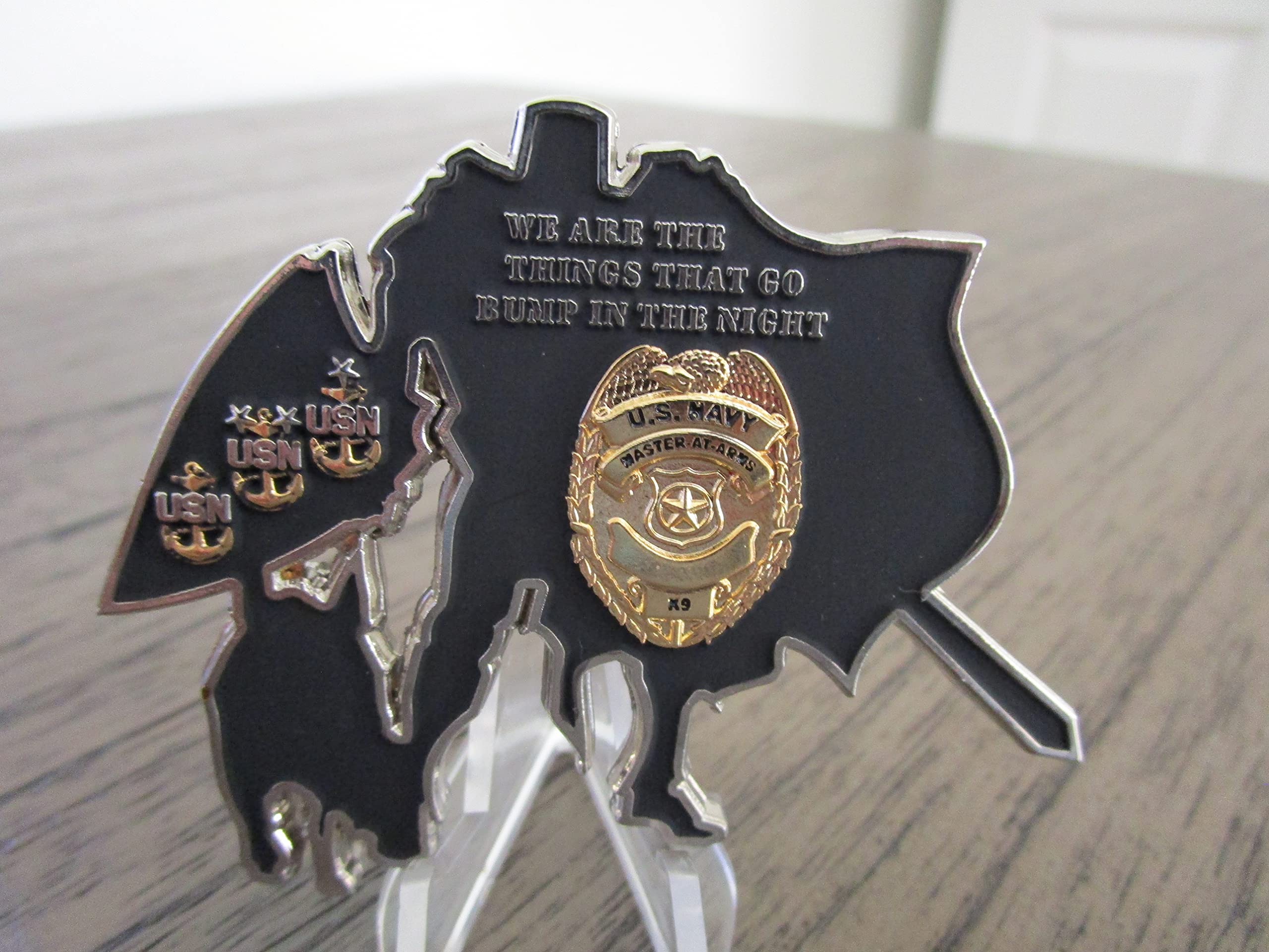 United States Navy Master at Arms k9 Canine CPO Challenge Coin