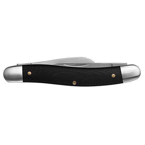 Kershaw Brandywine Folding Pocket Knife, Three Blades with Manual Open, Slipjoint Lock (4382), Steel