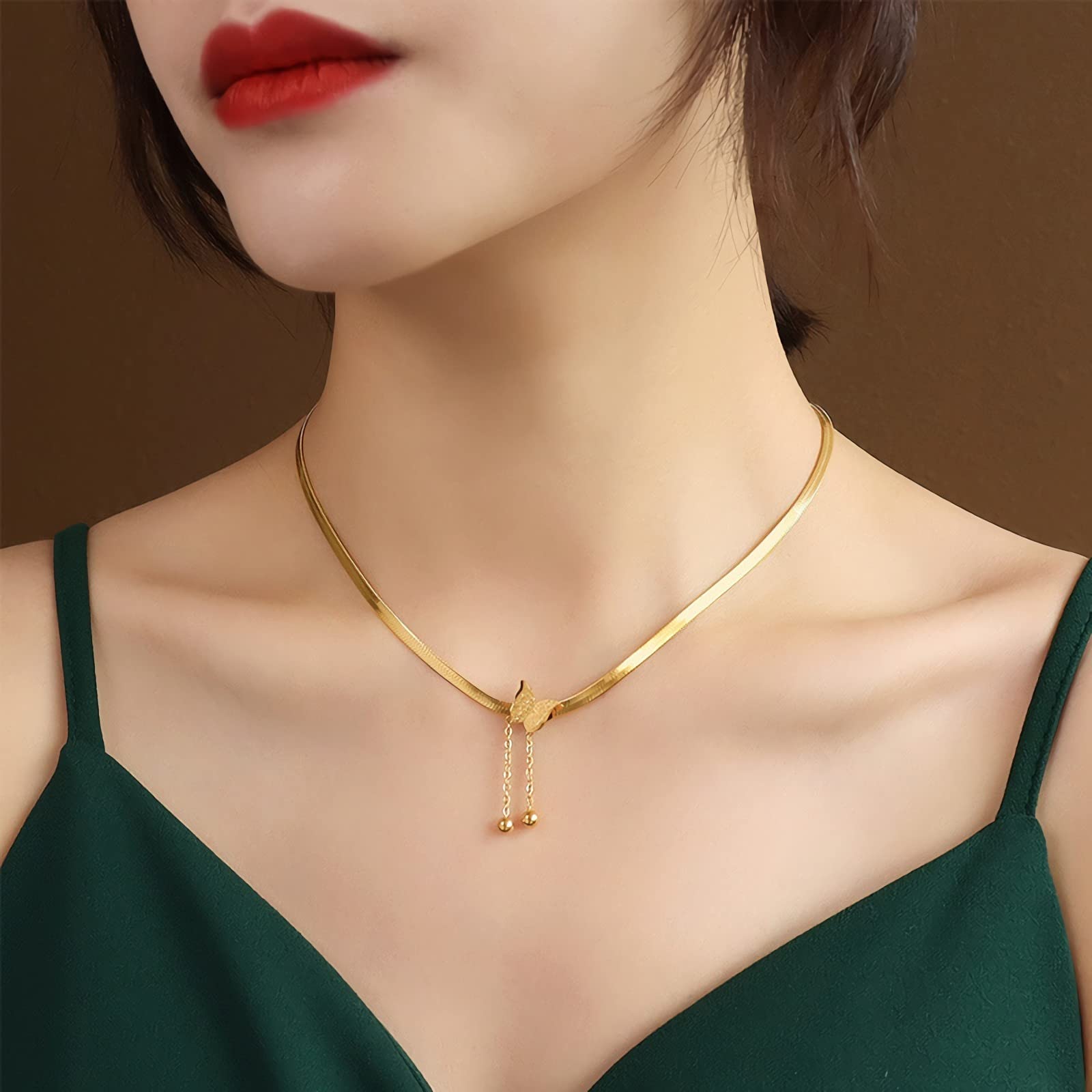 Necklaces for Women,Butterfly Necklace